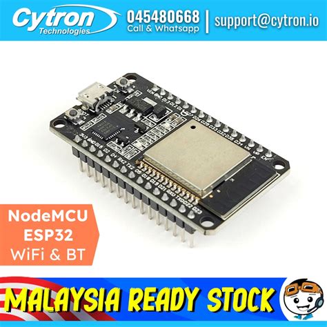 Nodemcu Esp32 Wifi Bluetooth Starter Board For Iot Project Internet Of