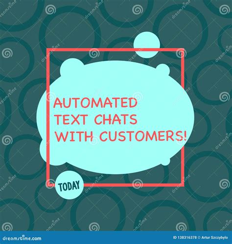 Text Sign Showing Automated Text Chats With Customers Conceptual Photo Artificial Intelligence