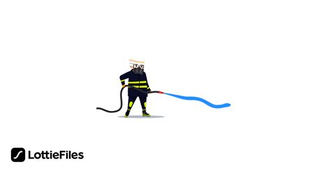 Free Fireman Using Hose Animation By Conor Mayling Lottiefiles
