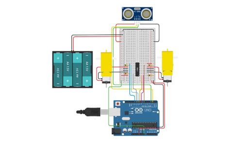 Circuit Design Robot Tinkercad
