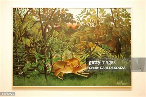 The Hungry Lion Throws Itself On The Antelope Photos And Premium High