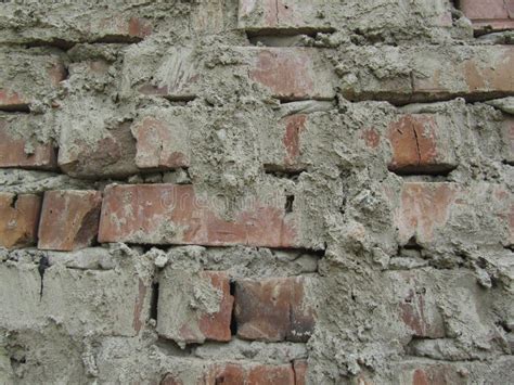 Old Brickwork Texture Close Up Old Brick Wall Texture Detail Red