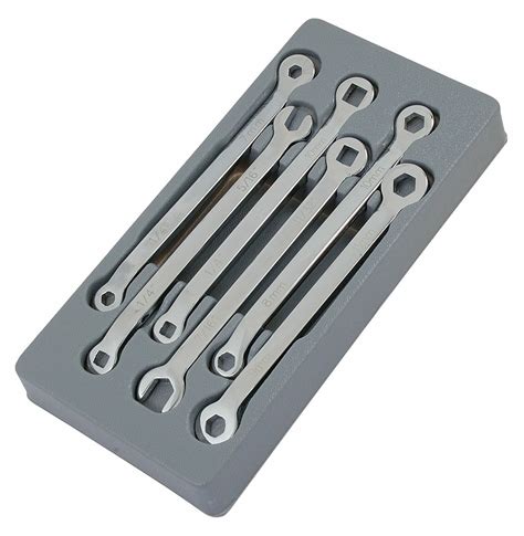 6 Piece Brake Spanner Tool Set Square And Hex Metric And Imperial