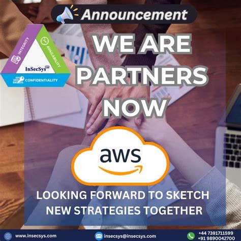 Partnership Announcement New Partnership Amazon Web Services Aws… Insecsys
