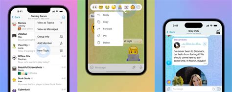 Telegram 91 Group Topics New Dark Mode And Voice To Text