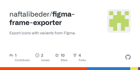 GitHub Naftalibeder Figma Frame Exporter Export Icons With Variants From Figma
