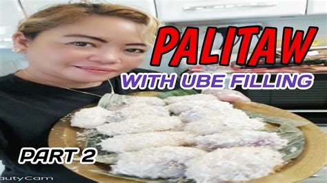 Palitaw With Ube Filling Pinoy Meryenda Tagalog Tutorial Part 2