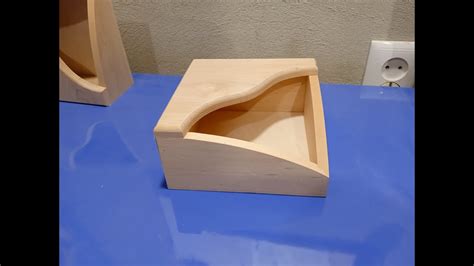как сделать салфетницу из дерева своими руками Youtube
