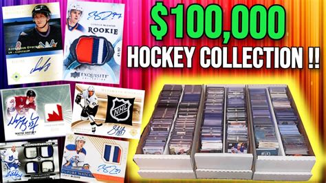 I Spent 100 000 On This Hockey Card Collection At Fanatics Fest Youtube