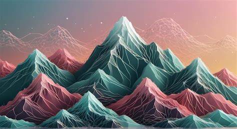 Polyform Symphony Captivating Modern Design With Dynamic Polygon