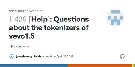 Help Questions About The Tokenizers Of Vevo Issue Open