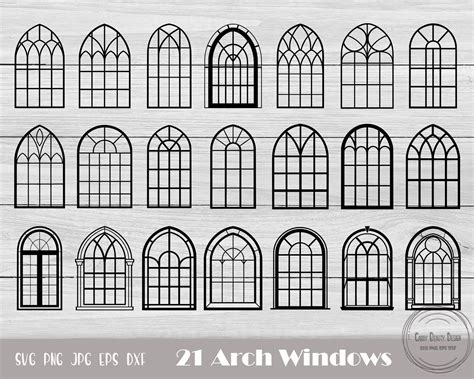 Window Frame Svg Arch Window Svg Arch Svg Arch Sign Gothic Window