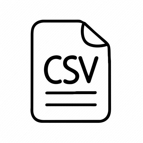 Csv Table Csv File Icon Download On Iconfinder