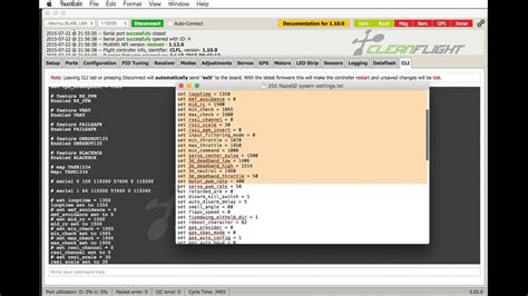 cleanflight firmware cli youtube