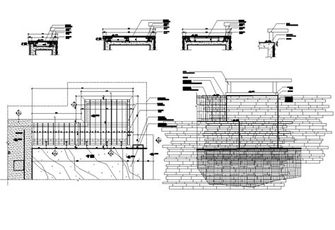Details Wood Deck Plan And Section Autocad File