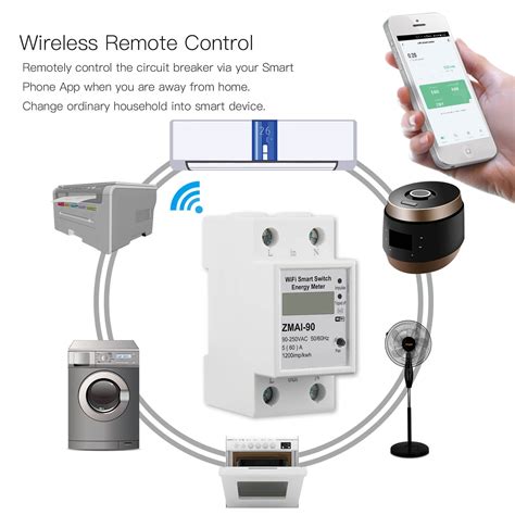 Wifi Smart Power Meter Switch Power Consumption Energy Monitor Meter Moes