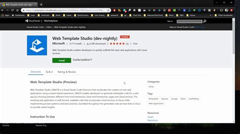Vscode Web Template Studio Youtube