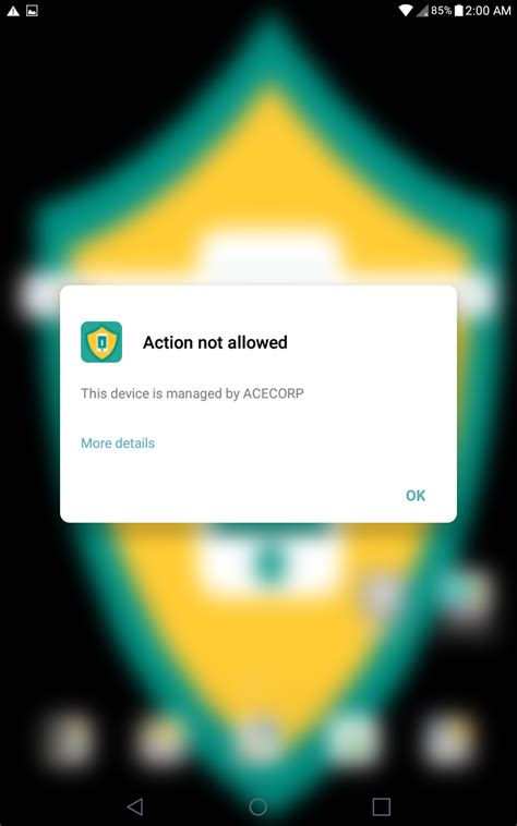 SECURITY How To Disable Device Settings Application