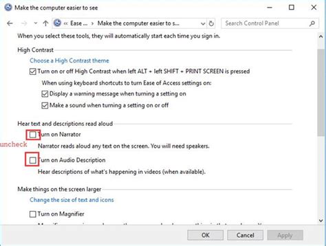 How To Turn On Or Off Narrator On Windows