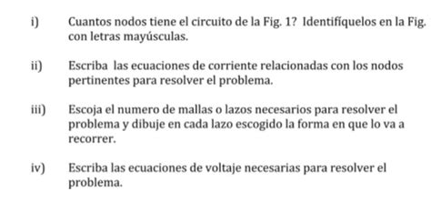 solved i how many nodes does the circuit in fig 1 have