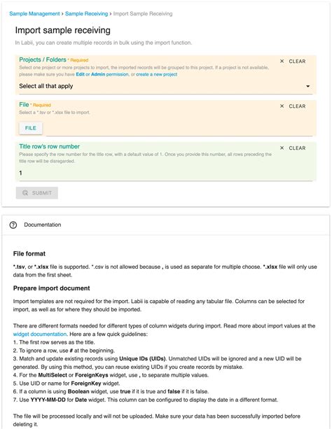 User Friendly Interface Labii Eln And Lims