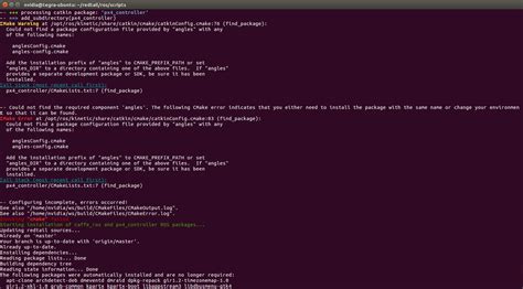 Cmake Error Ros Kinetic Angles Issue Nvidia Ai Iot Redtail Github