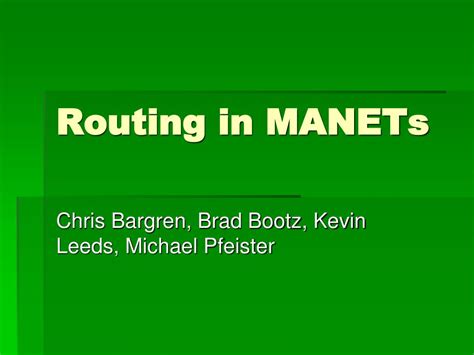 Ppt Routing In Manets Powerpoint Presentation Free Download Id 3142996