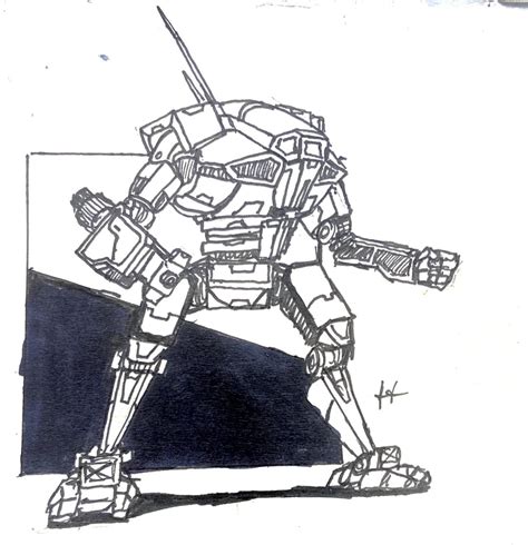 Assassin Sketch By Me R Battletech