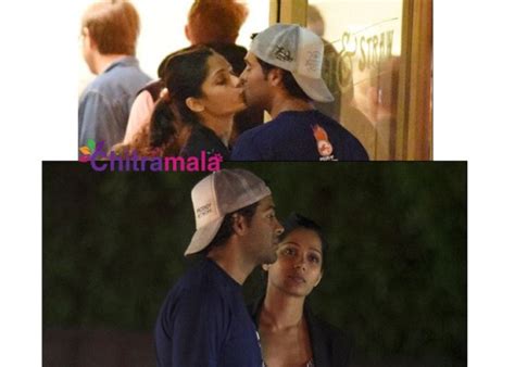 Freida Pinto Caught Kissing Publicly