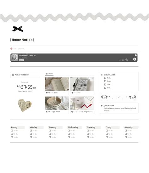 Notion Basic Template