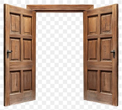 Png Doors Wood Wooden Open Free Png Rawpixel