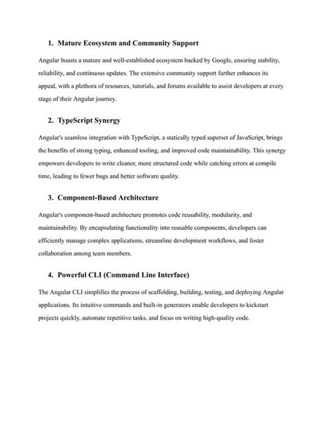 The Power Of Angular 10 Reasons Why Web Developers Should Embrace It