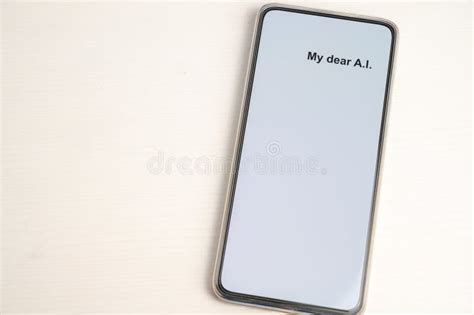 Device That Contains Artificial Intelligence Stock Image Image Of Service White 317406293