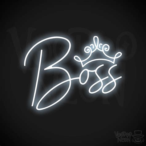 Boss Woman Neon Sign Neon Boss Woman Sign Voodoo Neon®