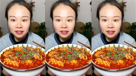 Chinese Spicy Hot Pot Malatang Mukbang Eating Show 🥵🍲 Asmr Food