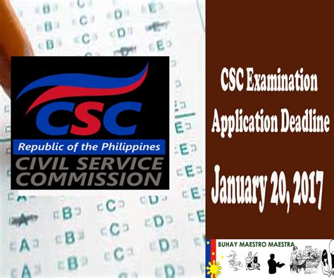 CSC Calls For Applications For The March CS Exams BUHAY MAESTRO MAESTRA