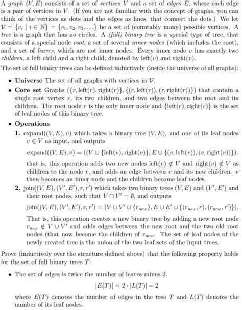 Solved A Graph V E Consists Of A Set Of Vertices V And A
