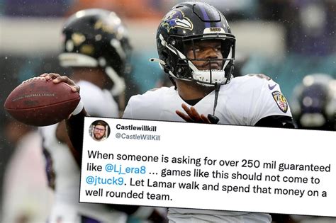 Lamar Jackson Hits Back At Critic With Nsfw Tweet After Ravens Loss