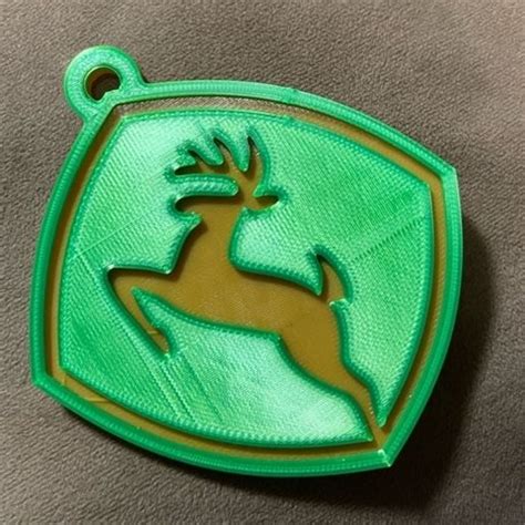 Fichier STL gratuit Porte clés John DeerePlan pour imprimante 3D à