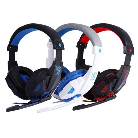 Noise Cancelling Gaming Headphone With Mic Stereo Headsets Shopee