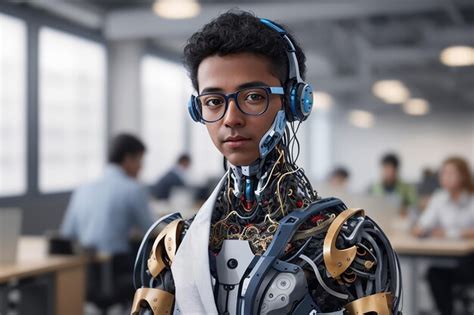 Premium Ai Image Robo Advisor Chatbot Robotic Concept Robot Finger