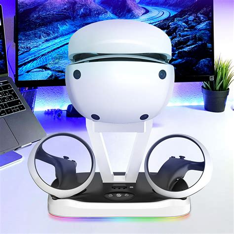 Base De Carga Con Luz Rgb Base De Carga Usb C Carga Gafas Vr Accesorios