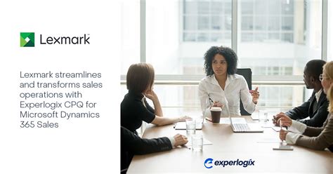 Experlogix On Linkedin When Lexmark Integrated Experlogix Cpq With Microsoft Dynamics 365 They…
