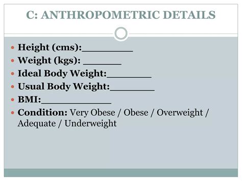 Nutritional Screening And Nutritional Assessment Nabh Base Hospitalpptx