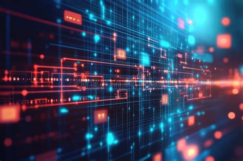 Ai Generated Digital Network Stock Illustration Illustration Of Light Graphic 384375751