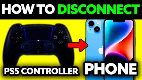 How To Disconnect Ps5 Controller From Phone 2025 Youtube