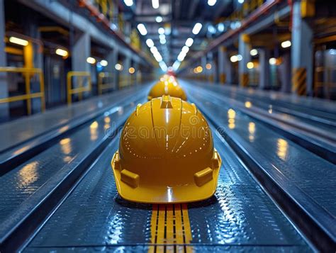 Workplace Safety Conception Engineering Objects On Workplace With