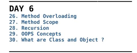 Im Finished Day 6 Java Sri Sanjeevi