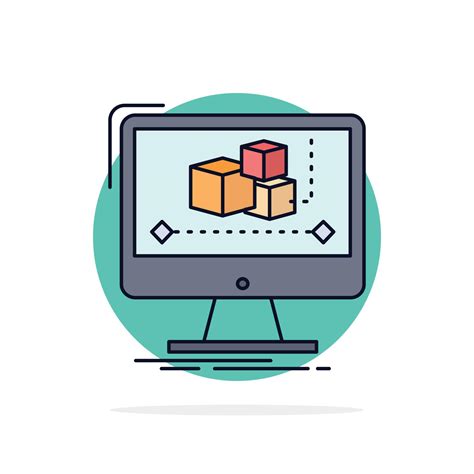 Animation Computer Editor Monitor Software Flat Color Icon Vector 13141276 Vector Art At Vecteezy