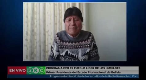 Evo Cuestiona Que Choquehuanca Este Contra El Presidente Arce Y No